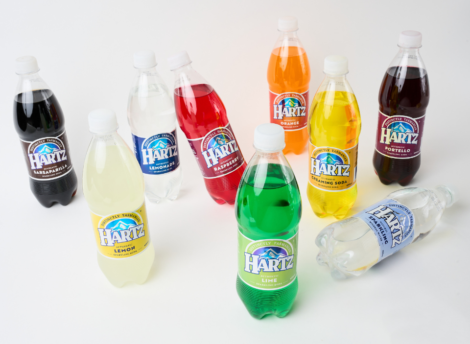 Hartz Carbonated Soft Drinks – 600ml – Tasmanian Drinks Company
