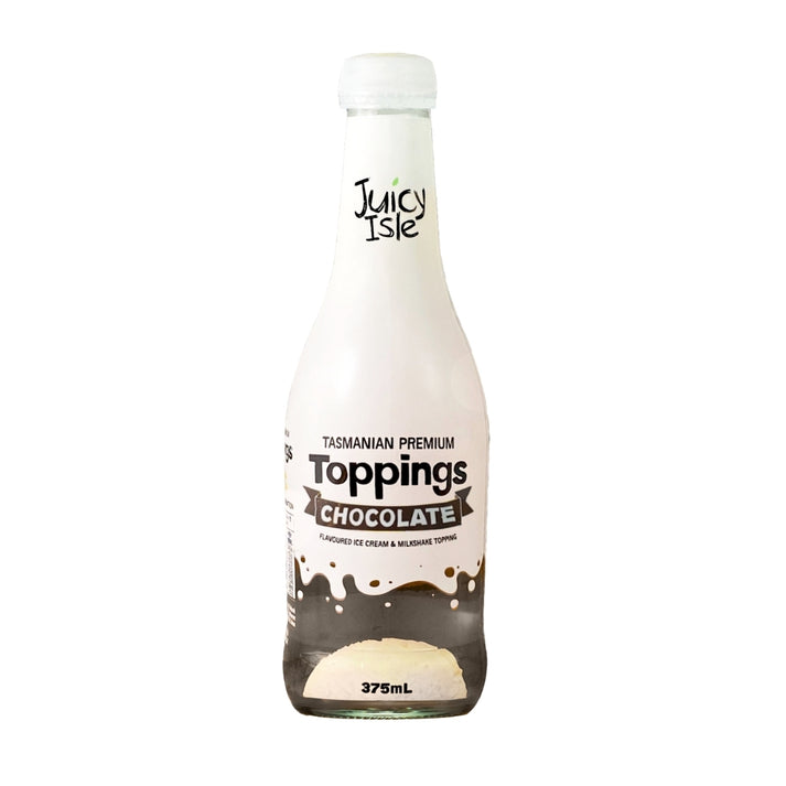 Juicy Isle Dessert Toppings Chocolate - 12 x 375ml – Tasmanian Drinks ...